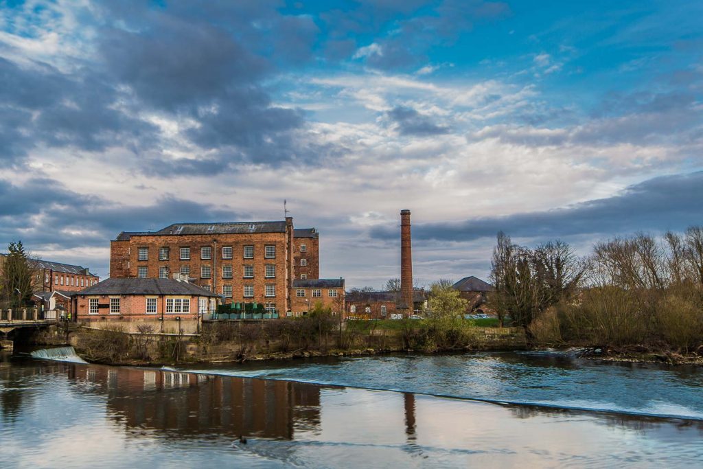 Industrial architectural photography at Darley Abbey Mills