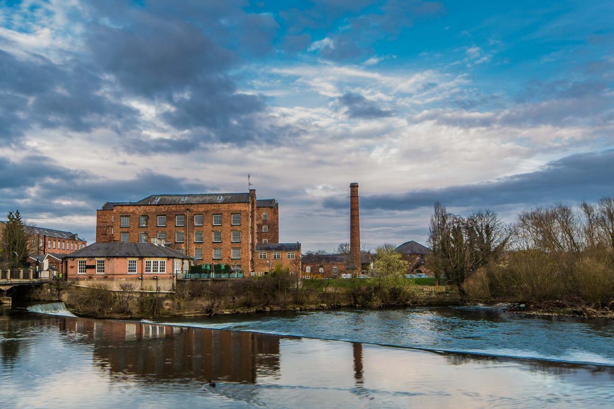 Industrial architectural photography at Darley Abbey Mills